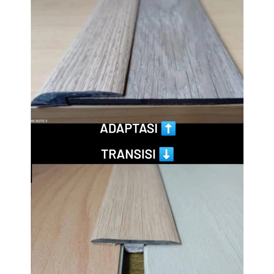 Jual Aksesoris PVC List Adaptasi / Lis Pintu / Edging Vinyl / Aksesoris ...