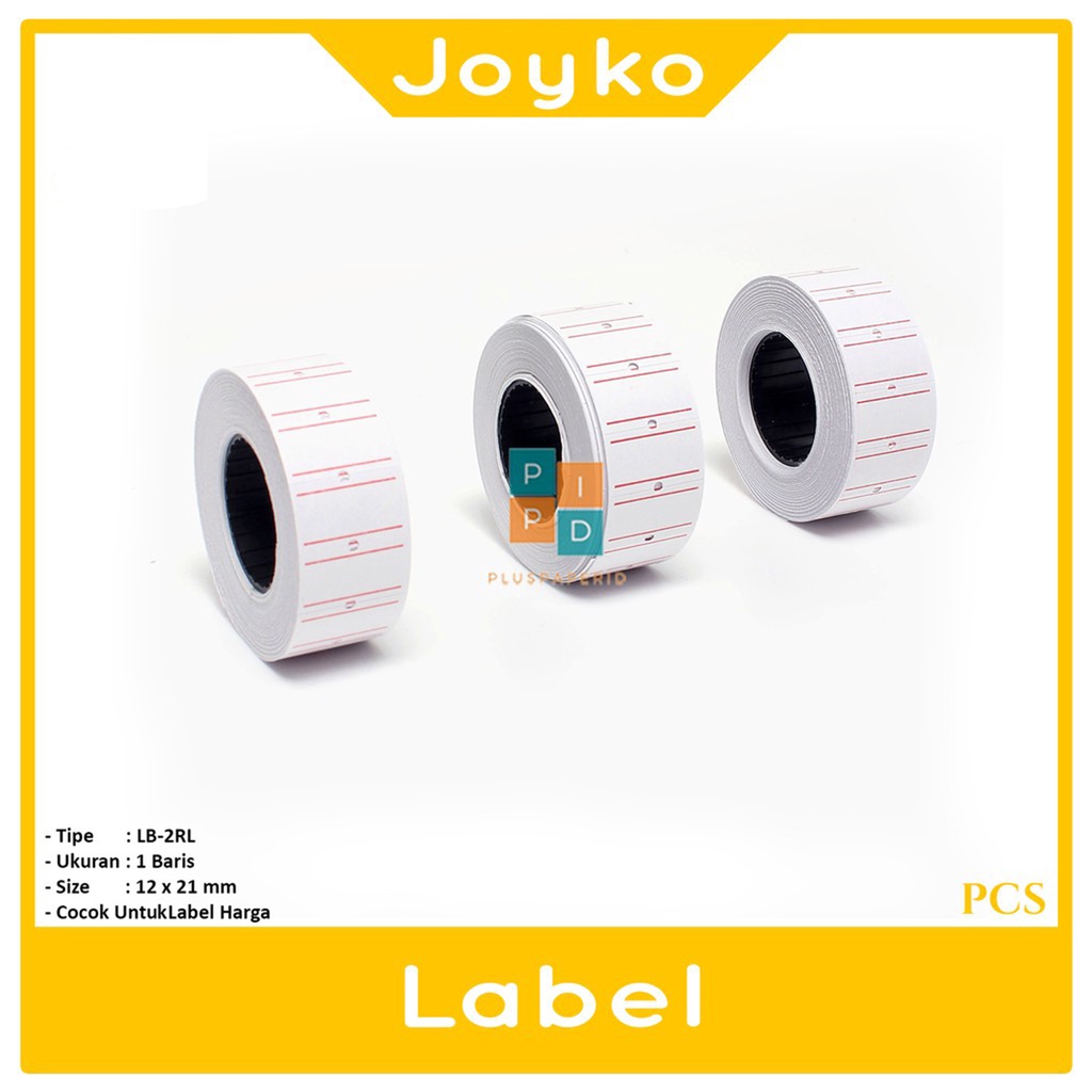 Jual JOYKO - Label Harga 1 Baris LB-2RL Biru - Slop | Shopee Indonesia