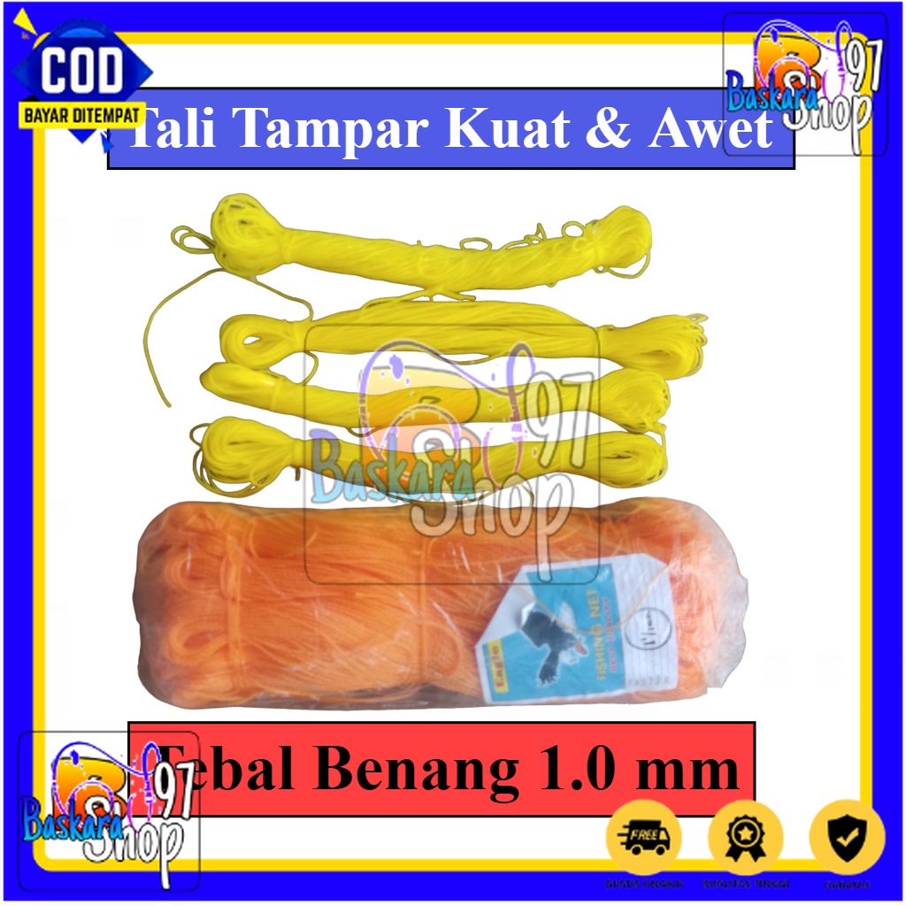 Jual Tali Tampar Plastik / Tali Benangan / Tali Tukang 1.5 mm | Shopee ...