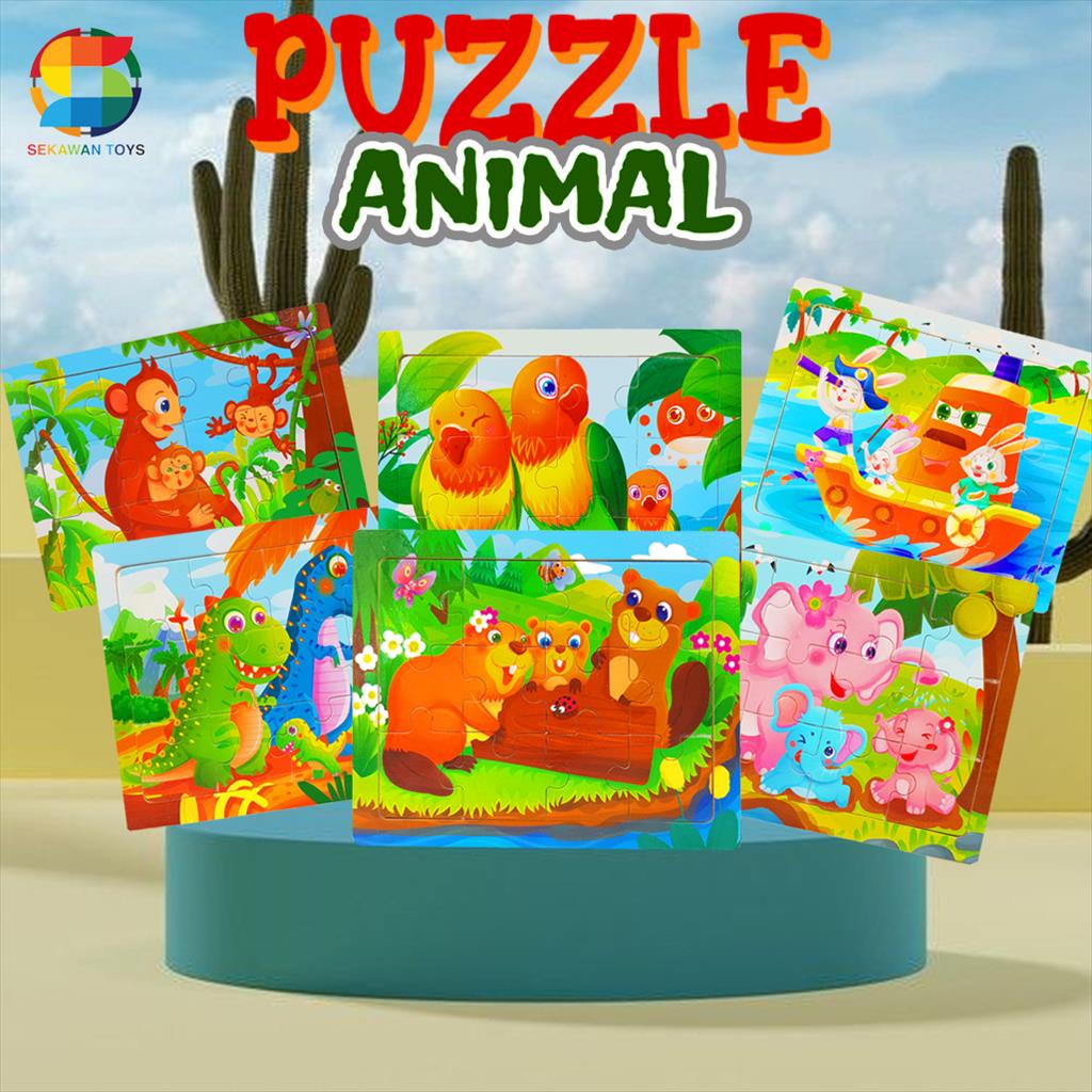 Jual Mainan Edukasi Anak Mini Puzzle Kayu/ Wooden Puzzle Toys/ Jigsaw ...
