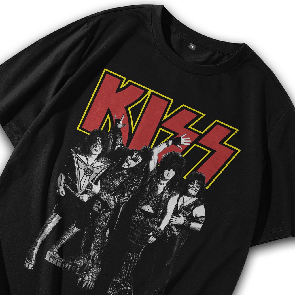 Jual Kaos Baju Tshirt Band KISS - Rock and Roll Vol 698 | Shopee Indonesia