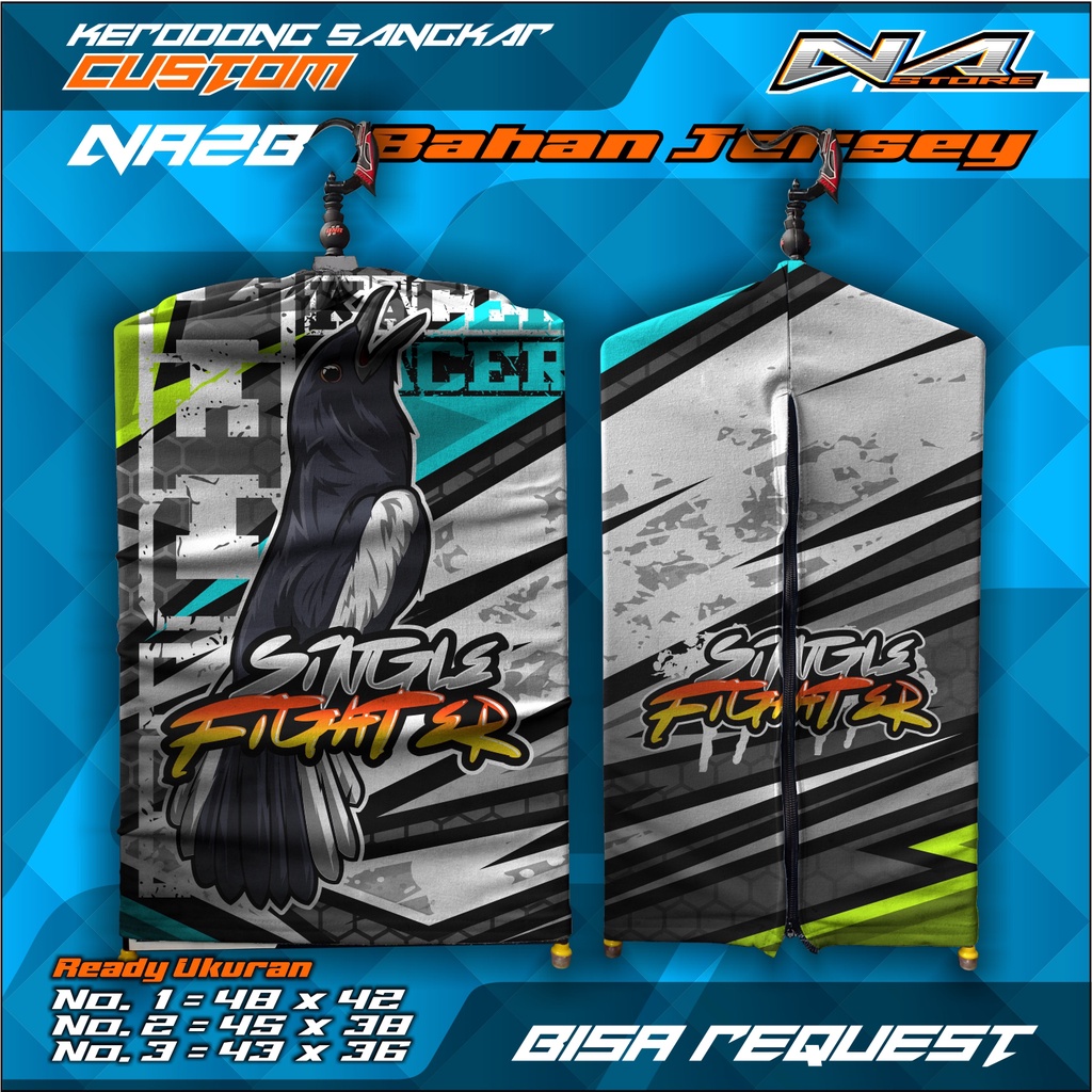 Jual Kerodong Sangkar Kotak Custom KACER SINGLE FIGHTER Desain Keren ...