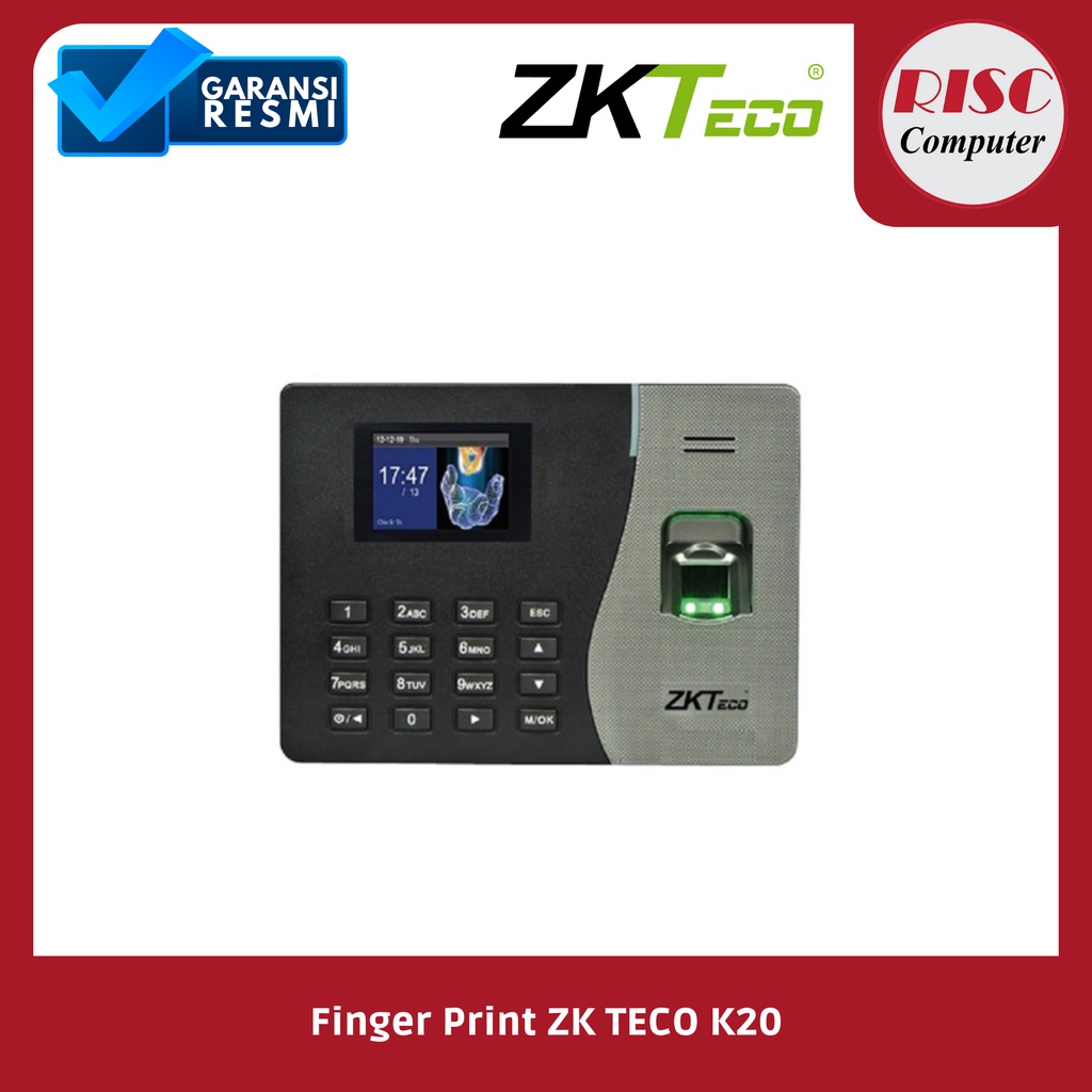 Jual Mesin Finger Print ZK TECO K20 Mesin Absensi Fingerprint Kartu RFID ZKTeco K 20 | Shopee ...