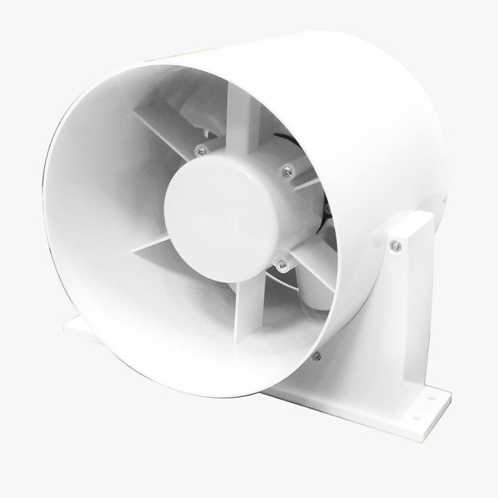 Jual 8 Inch Inline Duct Plastic ABS Mini Booster Fan / Bathroom Exhaust ...