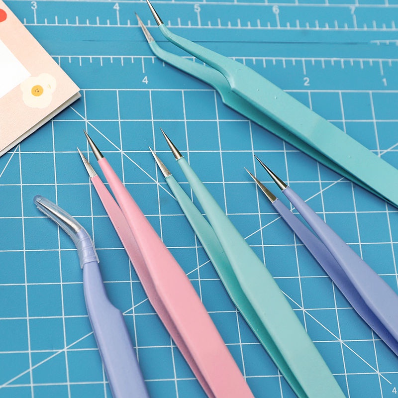 Jual Tweezer Sticker /Pinset Bengkok/ Pinset Lurus-COD | Shopee Indonesia