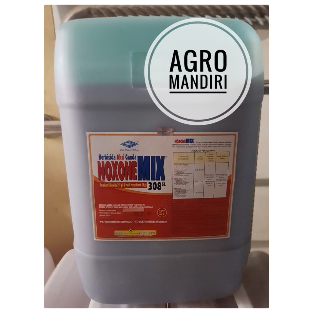 Jual Noxone Mix 255SL 20 liter Herbisida Kontak dan Sistemik Mati Cepat ...