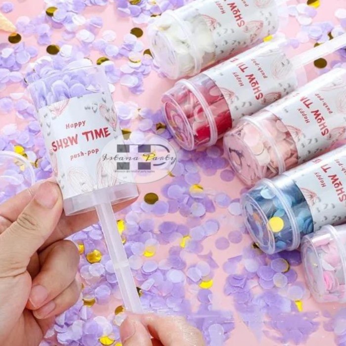 Jual Push Pop Confetti / Party Popper Mini | Shopee Indonesia