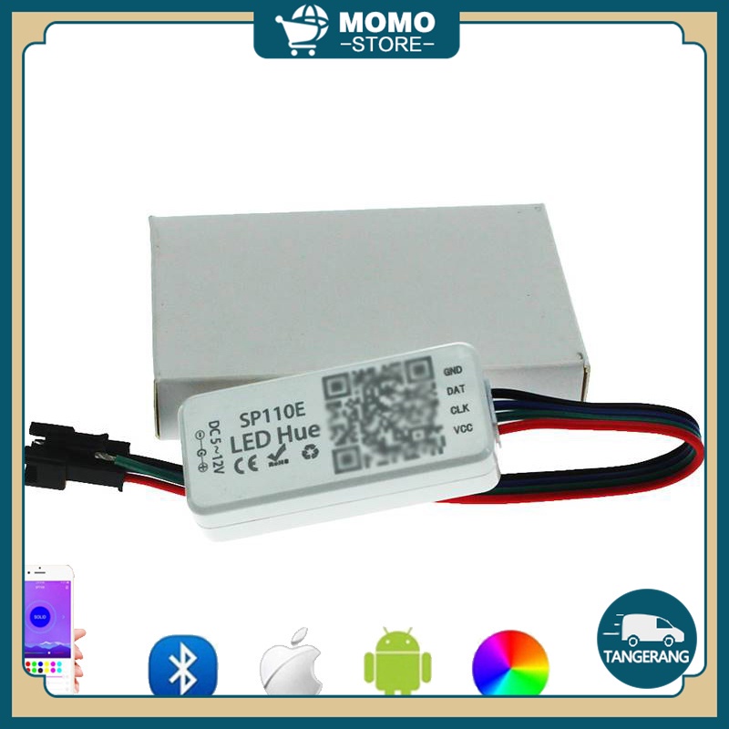 Jual SP110E Bluetooth Controller Untuk Led RGB WS2811 WS2812B | Shopee ...