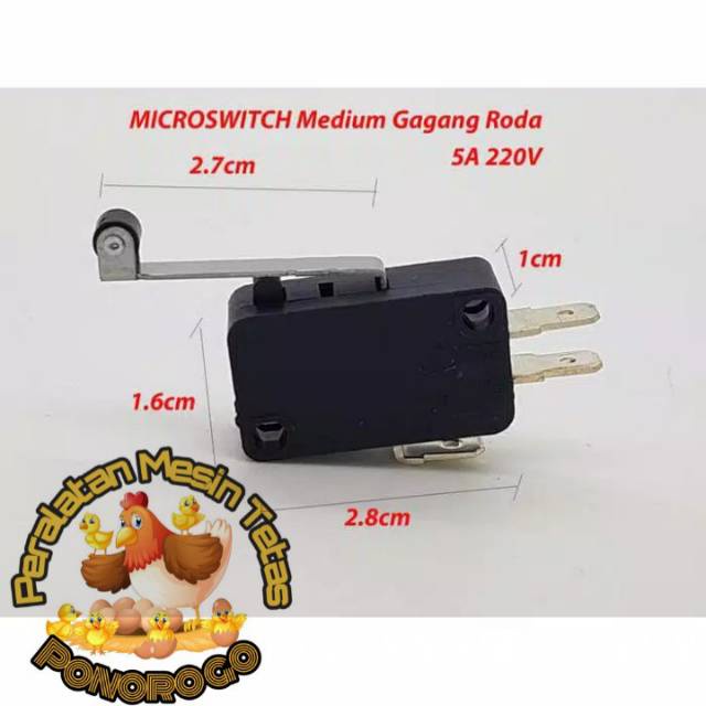 Jual Micro Switch Besar Mesin Tetas Atau Pemutus Arus Listrik | Shopee ...