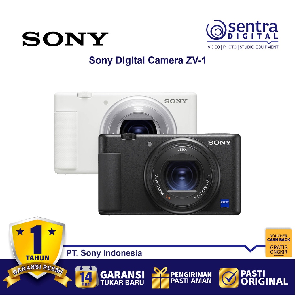 Jual Sony ZV-1 / ZV1 Compact Digital Pocket Camera | Shopee Indonesia