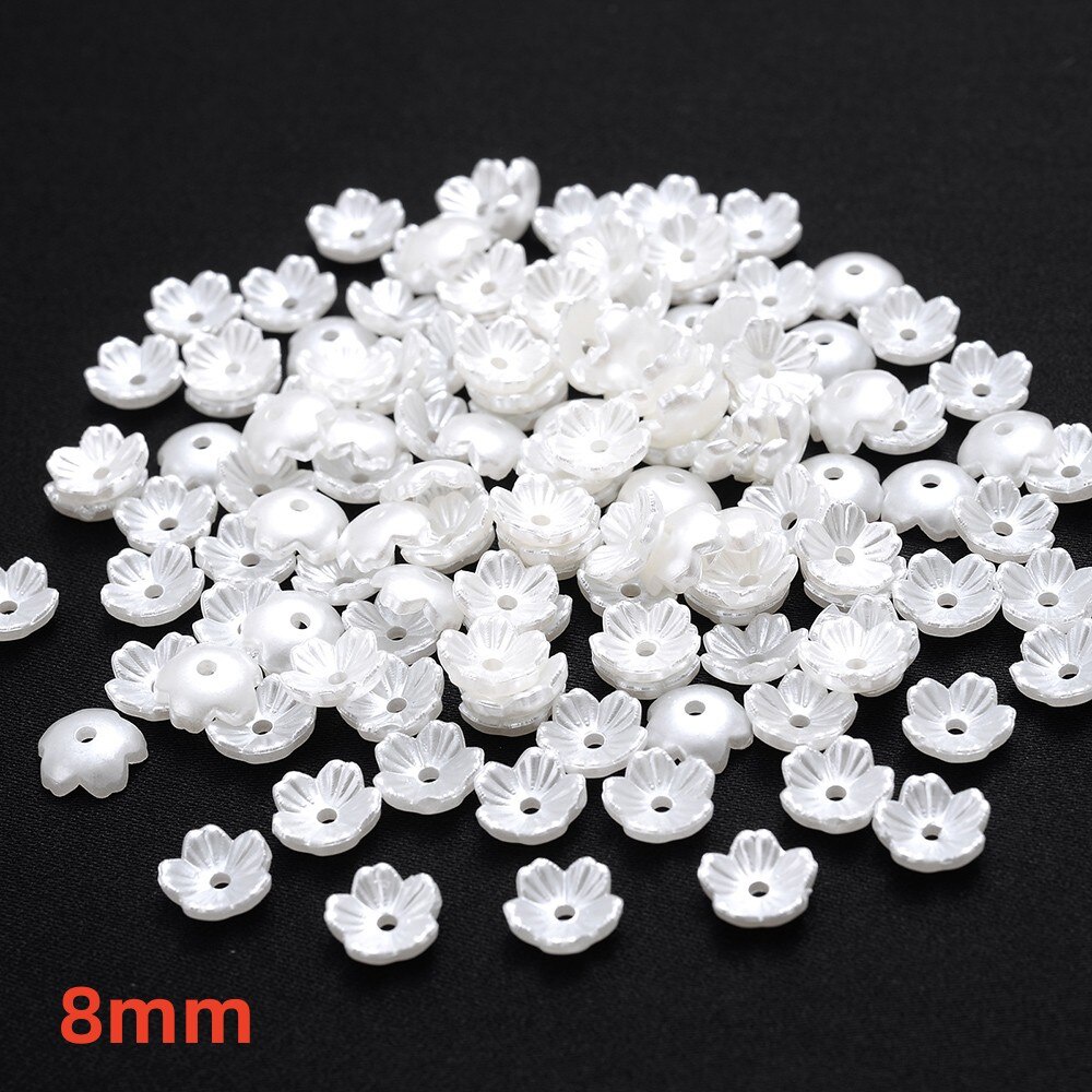 Jual Mote Kelopak Bunga Akrilik Manik Cangkang 3D Flower Acrylic Beads ...