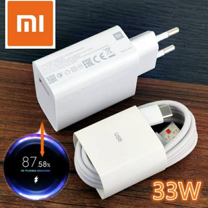 Jual Charger Xiaomi Redmi Type C 33W TURBO Super Fast Charging100% 33W ...