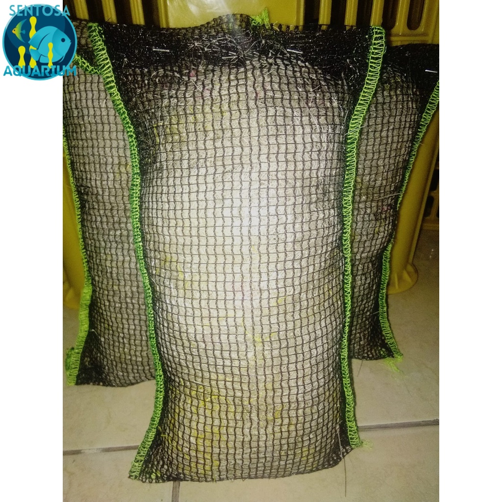 Jual Jaring Nelayan Filter Kolam Media Filter Aquarium 100Gr Bonus ...