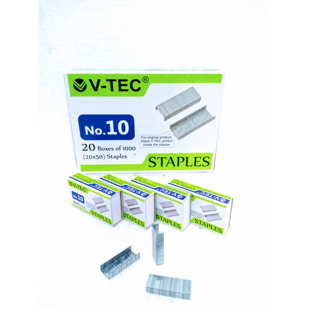 Jual V-TEC NIECES NO.10 ISI STAPLER STAPLES | Shopee Indonesia