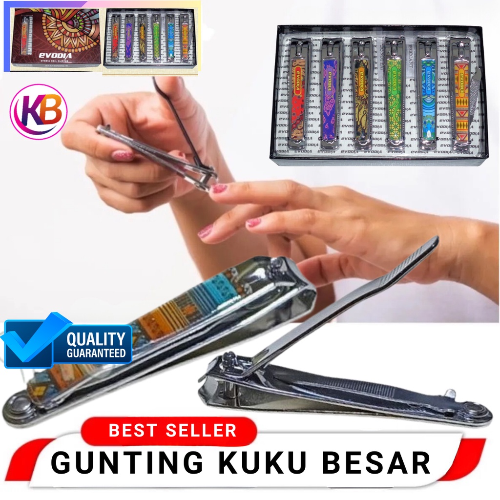 Jual [3 pcs] Gunting Kuku BESAR - Motif Batik Multi warna - Manicure ...