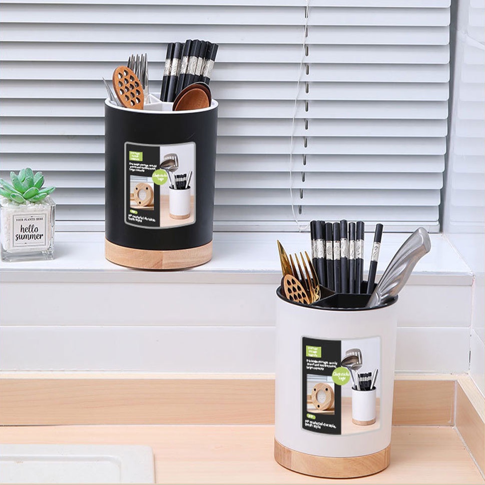 Jual Rak Wadah Tempat Penyimpanan Sendok Garpu Sumpit Pisau Dapur ...