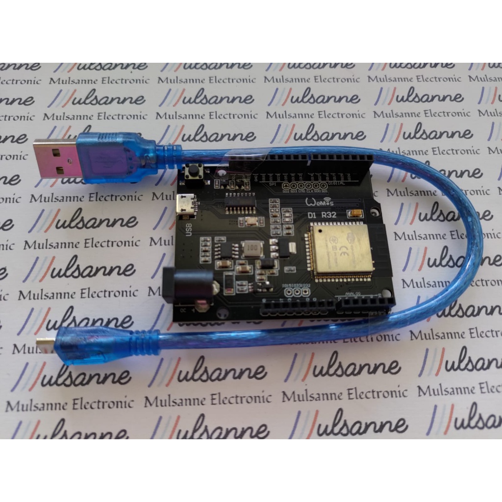 Jual WeMos D1 R32 ( ESP-32 model Arduino Uno ESP32) | Shopee Indonesia