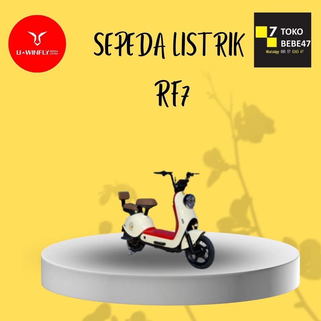 Jual SEPEDA LISTRIK RF 7 RF7 REDFISH 7 REDFISH7 UWINFLY | Shopee Indonesia