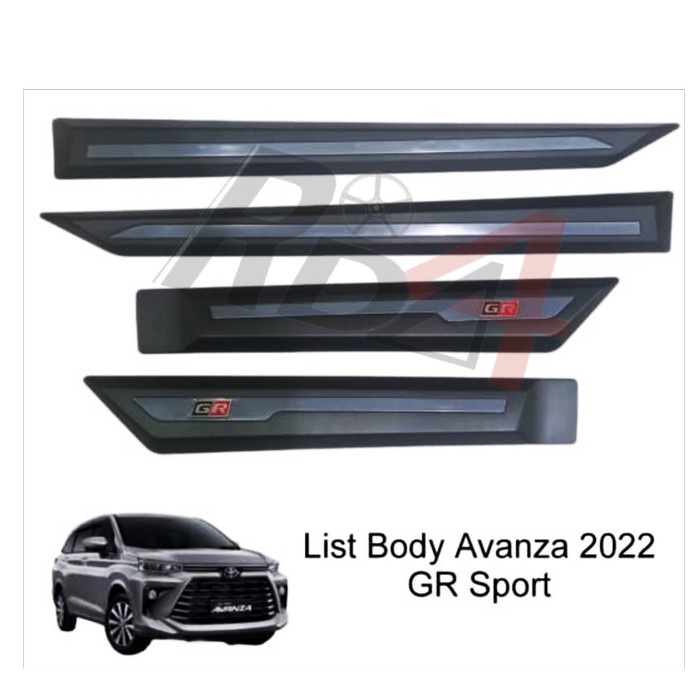 Jual List Body Samping Avanza 2022 Tulisan GR Sport | Shopee Indonesia