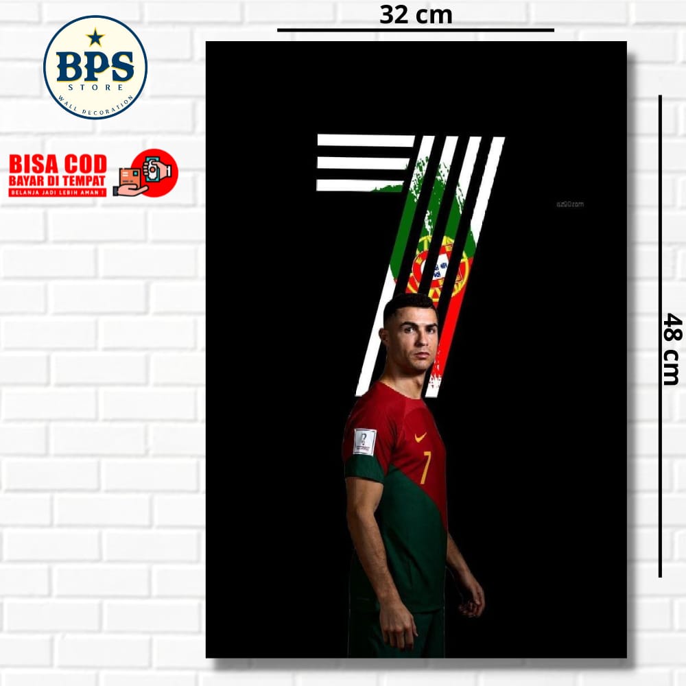 Jual POSTER CRISTIANO RONALDO - POSTER PORTUGAL - POSTER CR7 - POSTER ...
