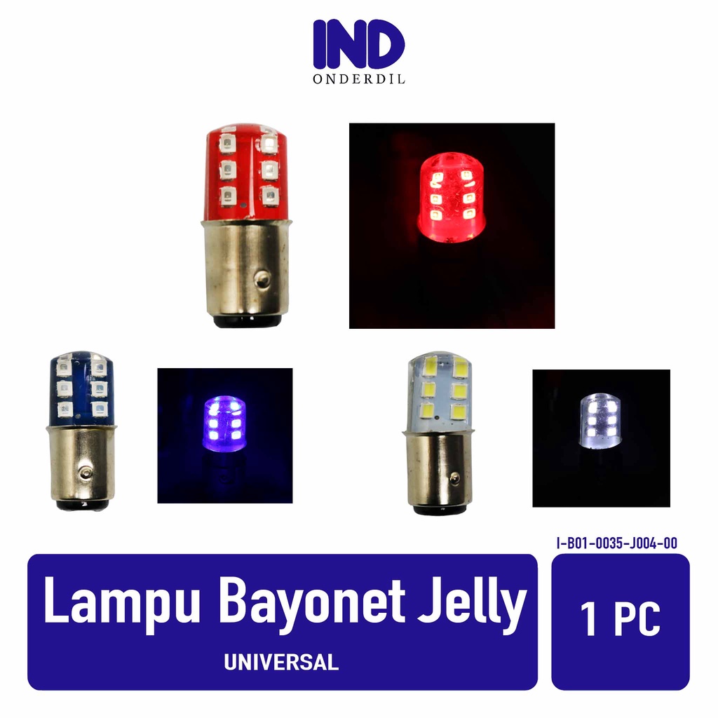 Jual Lampu Belakang LED Jelly Strobo 12 Mata DC 12 Volt Stop Rem Lamp ...