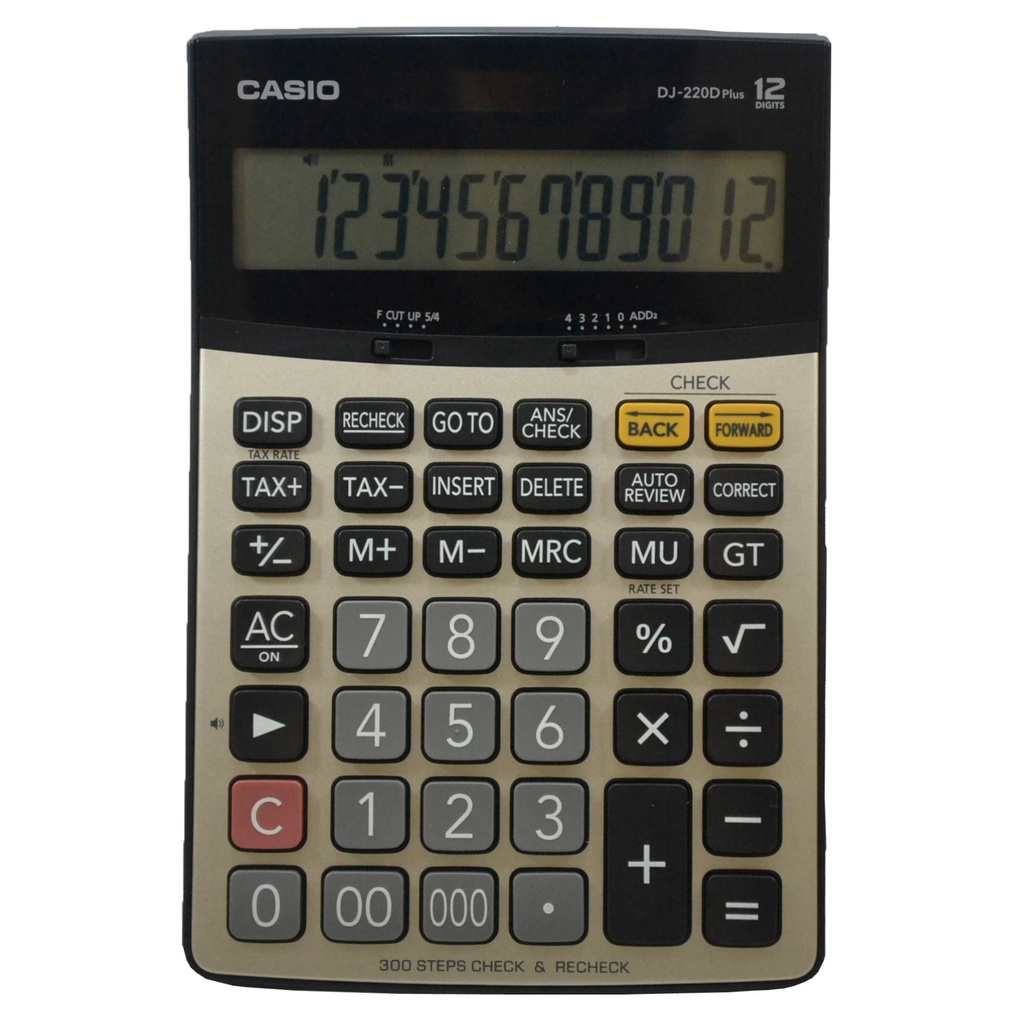 Jual Kalkulator Casio DJ-220D Plus Calculator 12 Digit Kalkulator ...