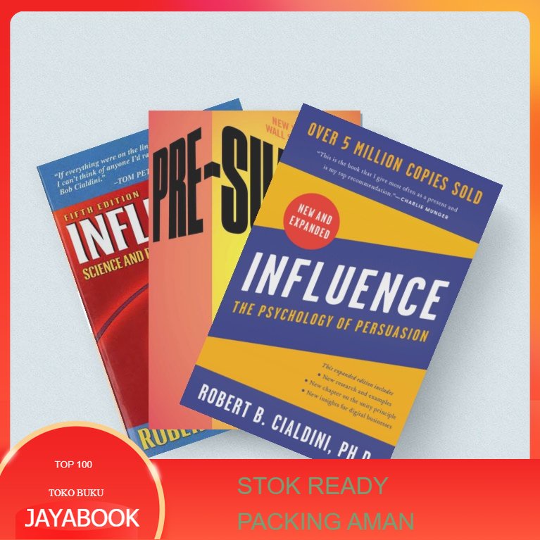 Jual Influence at Work by Robert B Cialdini (Influence The Psychology ...