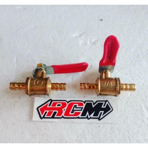 Jual HARGA PERBJI KERAN KRAN BENSIN MOTOR 1-4 1/4 KUNINGAN UNIVERSAL MOTOR KUALITAS IMPORT ...