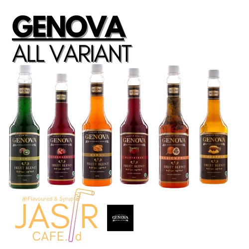 Jual Genova Fruit Blend All Varian 750 ml I Sirup Minuman | Shopee ...