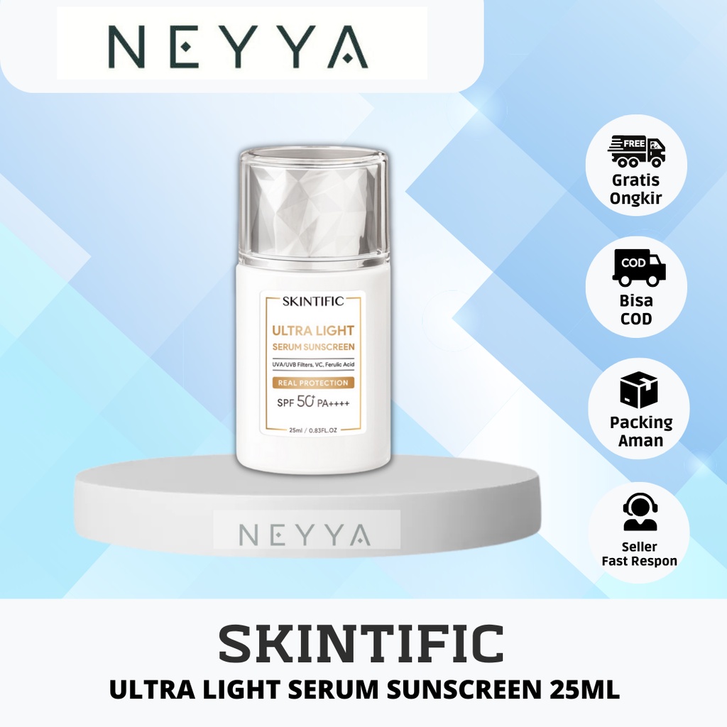 Jual *NEYYA* SKINTIFIC Sunscreen Ultra Light Serum SPF50 PA ...
