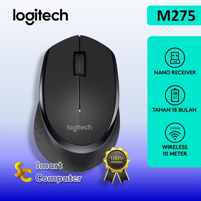 Jual Logitech M275 Wireless Mouse M 275 – Original Garansi Resmi Logitech | Shopee Indonesia