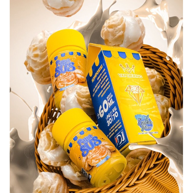 Jual PAPA SUS VANILLA SOES BREAD 60ML 3MG 6MG BY IDJ X ZNAKE X ...