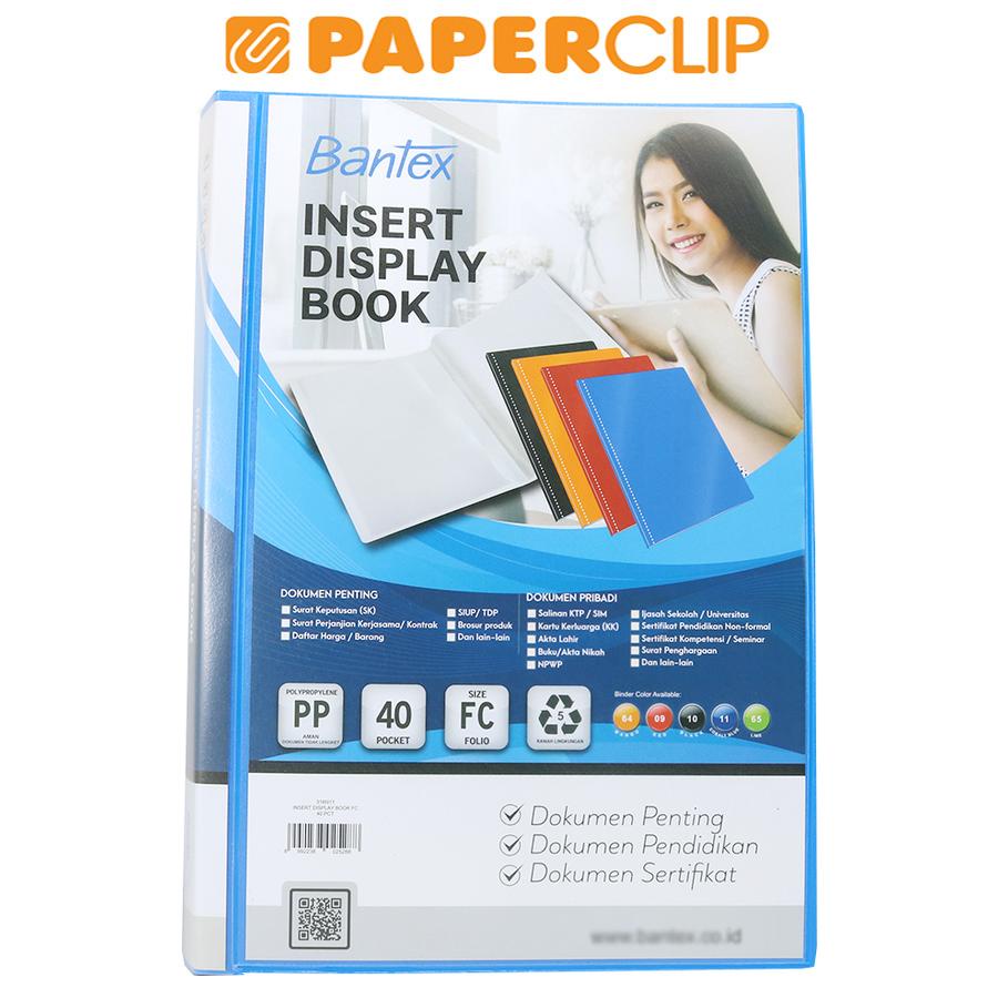 Jual DISPLAY BOOKS / CLEAR HOLDER INSERT BANTEX 3185I 11 F4 40 COBALT ...