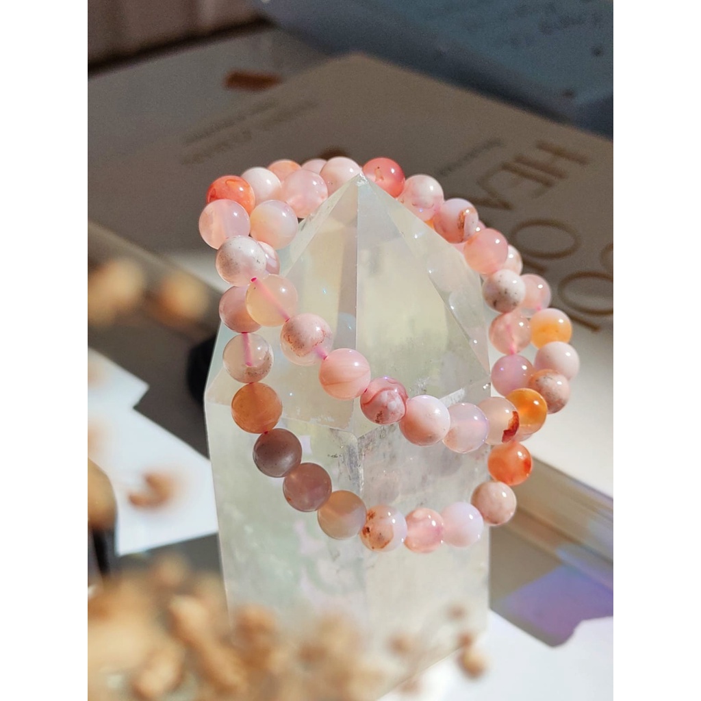 Jual Sakura Agate 8mm | Shopee Indonesia