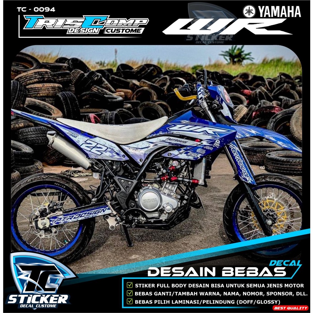 Jual Decal Sticker WR 155 Hologram Full Body Desain Terbaru - Decal ...