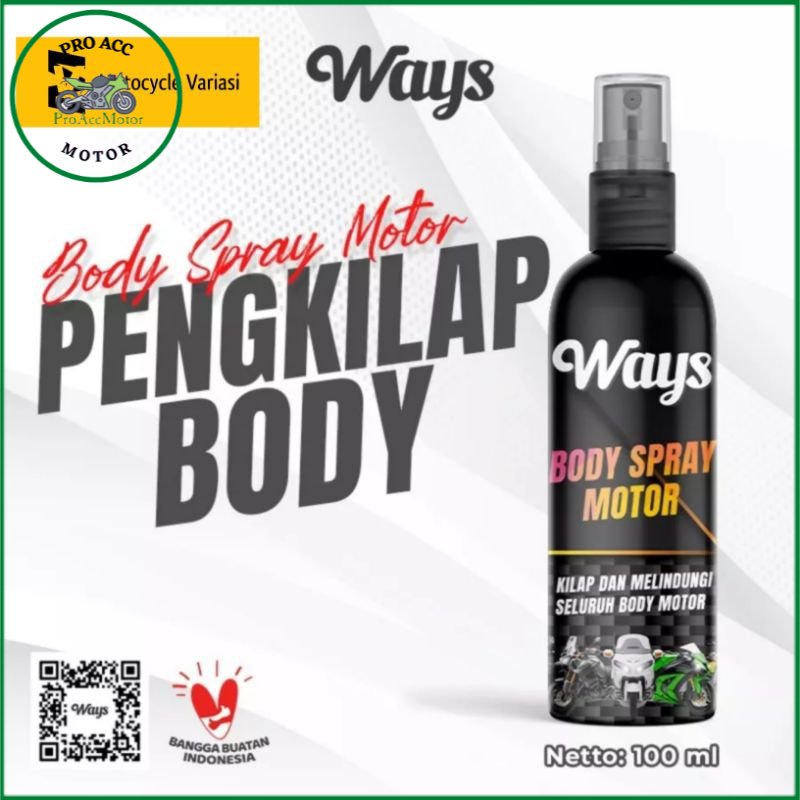 Jual Body Spray Pengkilap Body Motor Dan Mobil Universal | Shopee Indonesia