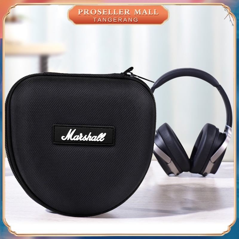 Jual Hard Case EVA Headphone Marshall Penyimpanan Headphone Anti Knock ...