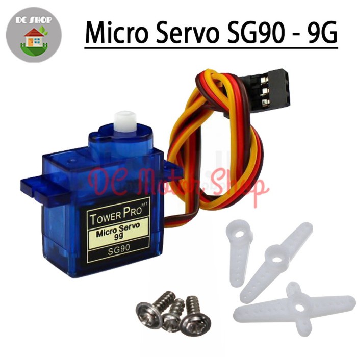 Jual Micro Servo Motor SG90 9G Tower pro sg90 towerpro sg-90 SG90-9G ...