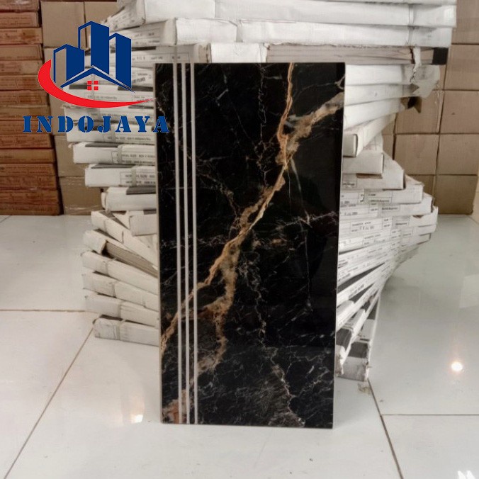 Jual granit keramik tangga 30x80 30x120 serat gold custom ukuran list ...