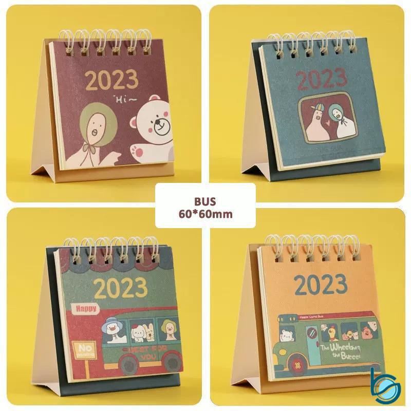 Jual Kalender Mini Portable Tahun 2023 Tahun Kelinci Kartun Lucu Mini ...