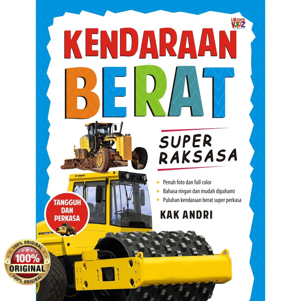 Jual Buku Kendaraan Berat Super Raksasa - Kak Andri - Laksana | Shopee ...