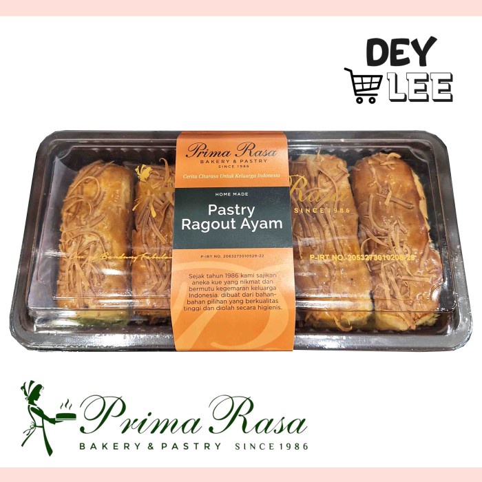 Jual PRIMARASA Pastry Ragout Ayam isi 5 pcs Prima Rasa Bandung | Shopee ...