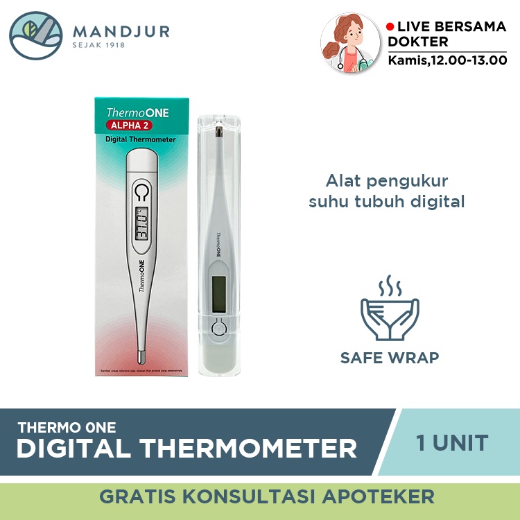 Jual Thermo One Alpha 2 Digital Thermometer - Alat Pengukur Suhu Tubuh ...