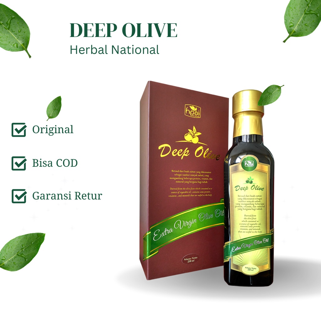 Jual Deep Olive Extra Virgin Olive Oil 250ml BPOM - Hni | Shopee Indonesia