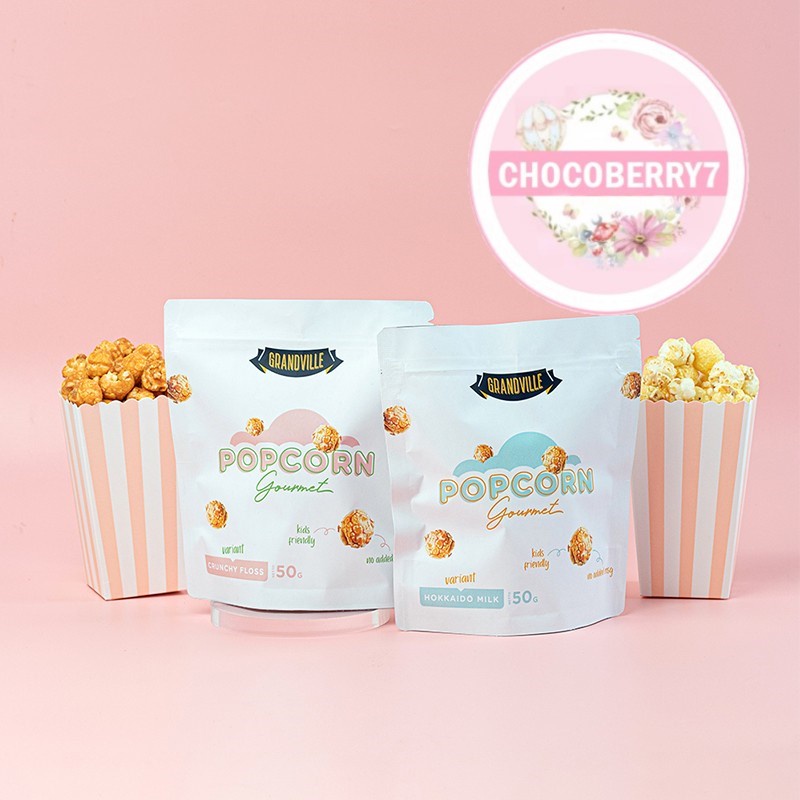 Jual Grandville Popcorn Gourmet 50 gr Cemilan Pop Corn Hokkaido Milk ...