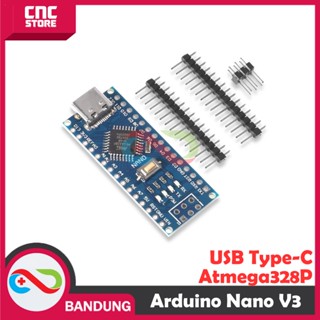Jual ARDUINO NANO V3 ATMEGA328P CH340G 5V BOARD TYPE-C | Shopee Indonesia