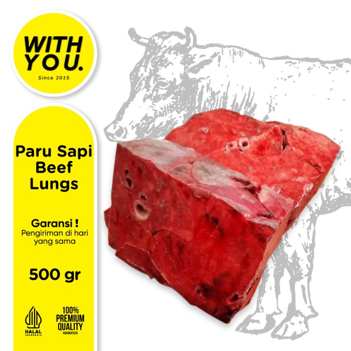 Jual Paru Sapi Beef Lungs Lung 500gr | Shopee Indonesia