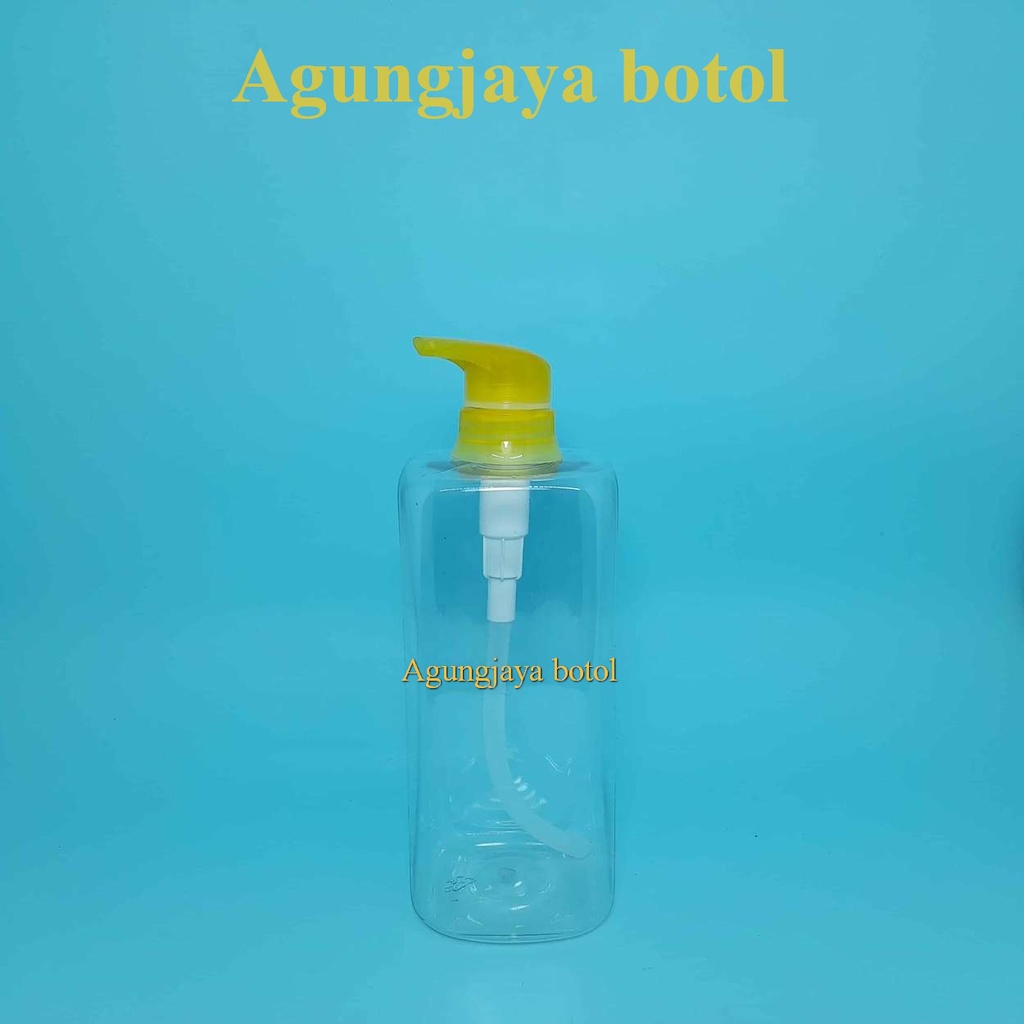 Jual Botol Handsoap 1000 ml Ddlu Kotak Natural Tutup Pump Lotion Neck 33 / Botol Plastik / Botol ...