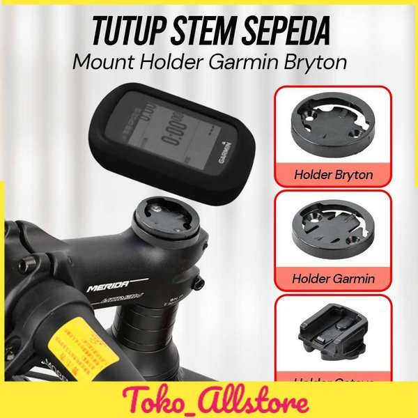 Jual Tutup Stem Sepeda Cover top cap mount holder dudukan speedometer garmin bryton cateye xoss ...