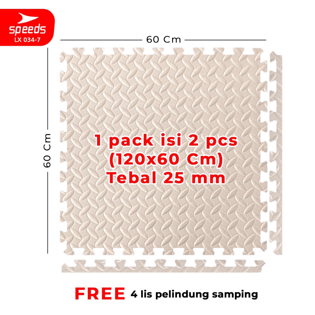 Jual SPEEDS Evamat 60x60cm Matras Puzzle Karpet Puzzle Matras Eva Alas ...